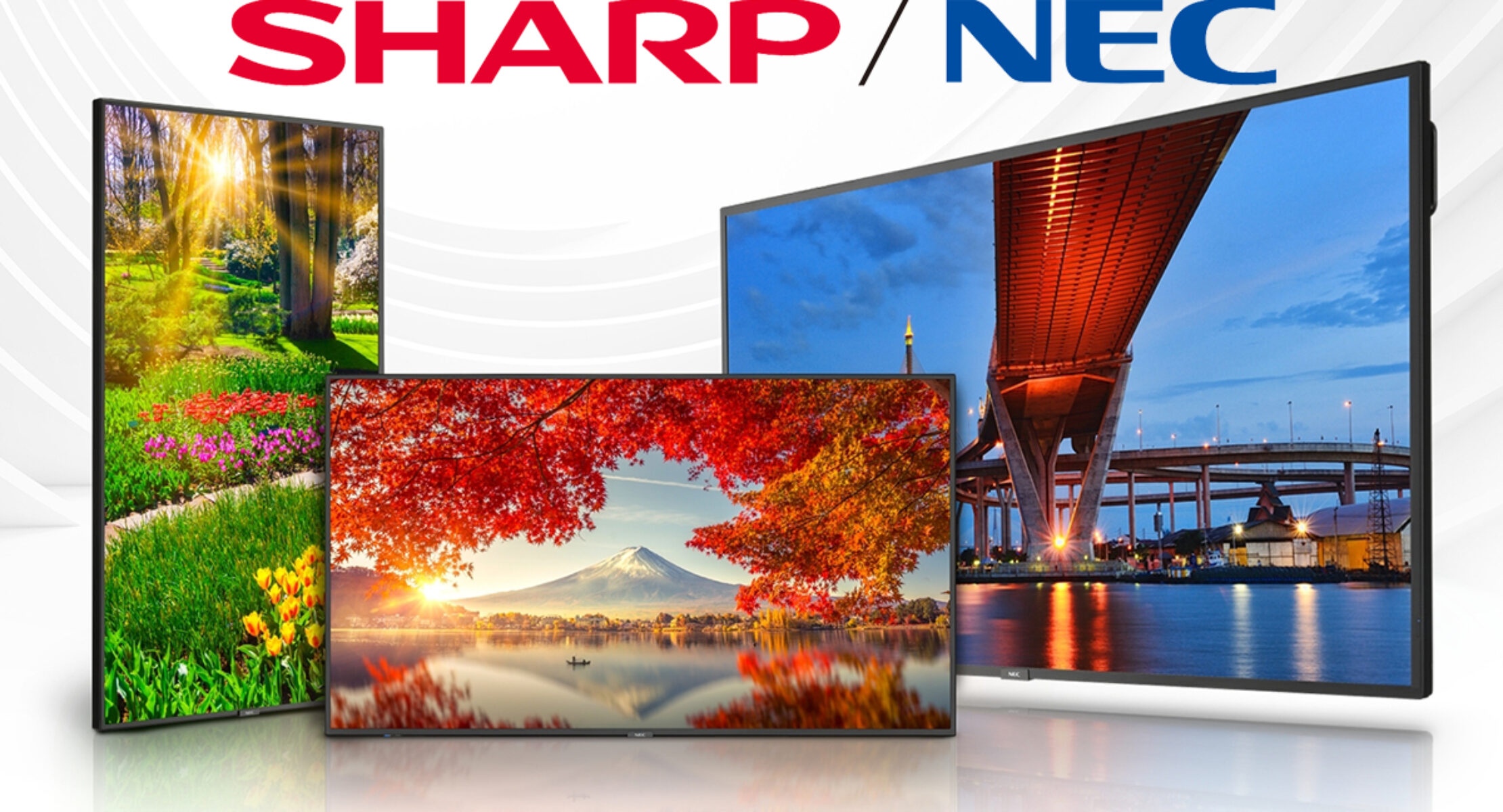 Sharp/NEC introduce la serie di display M per meeting room